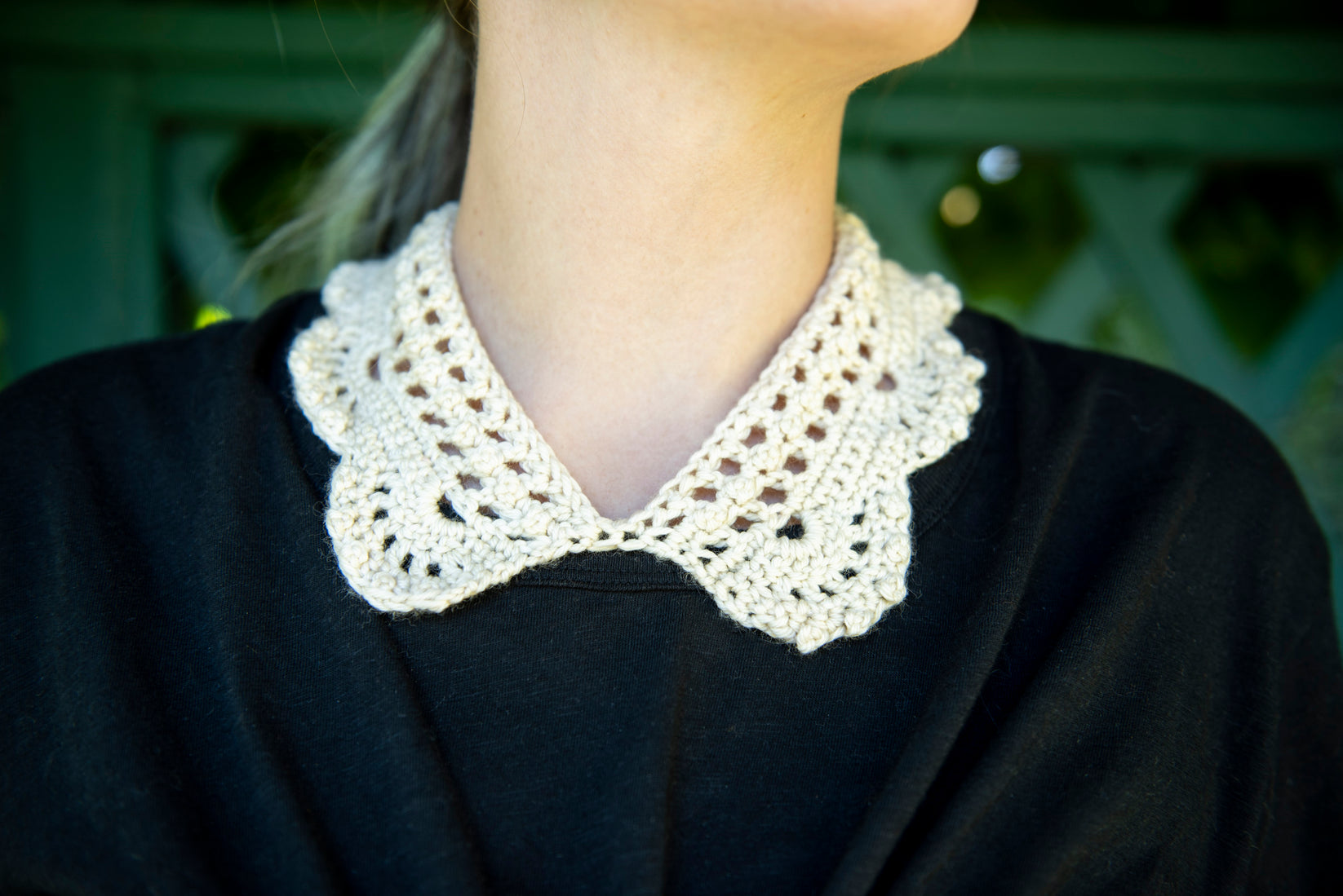 Crochet Pattern: The Raven Collar – Made by Hailey Bailey